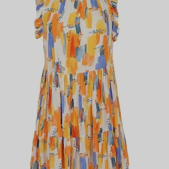 eesome | Dresses | 3 Colorful Abstract Print Dress | Poshmark